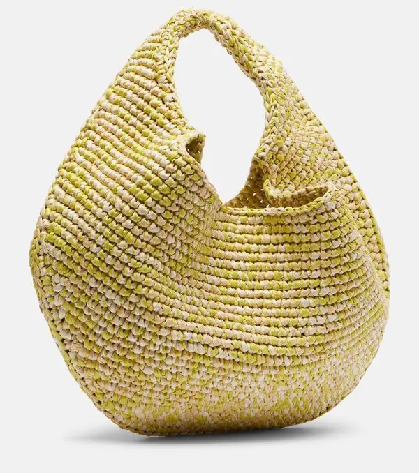 Khaite Olivia Medium Raffia Top-handle Bag