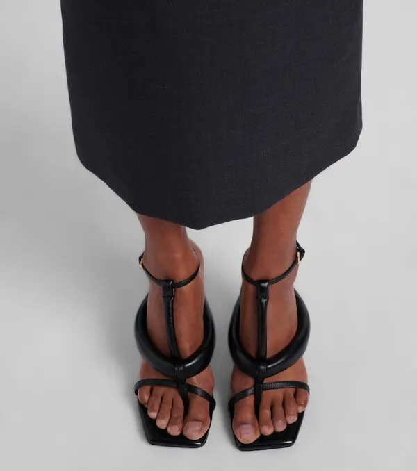 Givenchy Boudoir Leather Thong Sandals