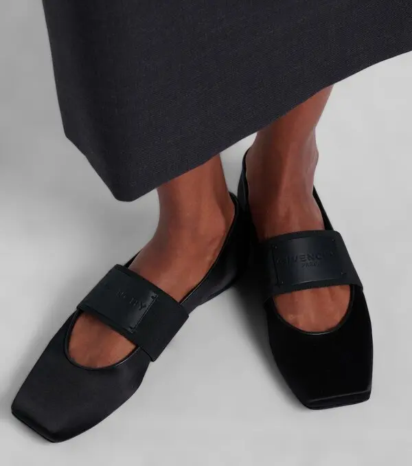 Givenchy Sliced Square Ballet Flats