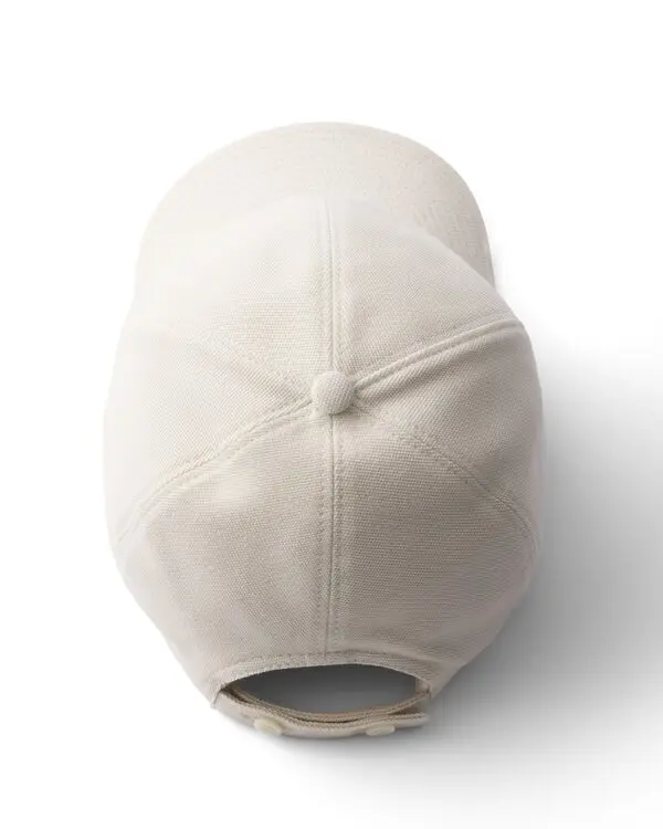 Prada Piqué Baseball Cap - Neutral