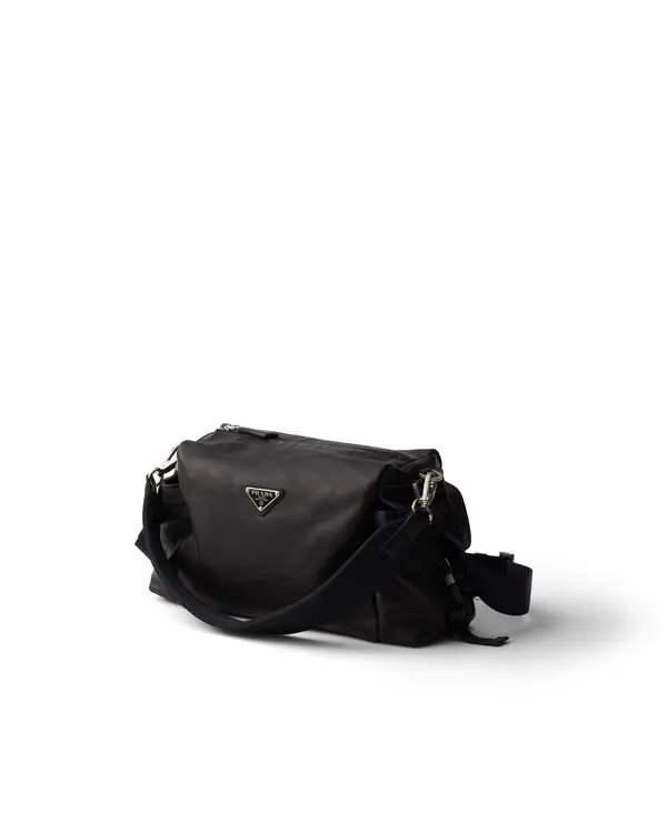 Prada Explore Leather Bag - Black