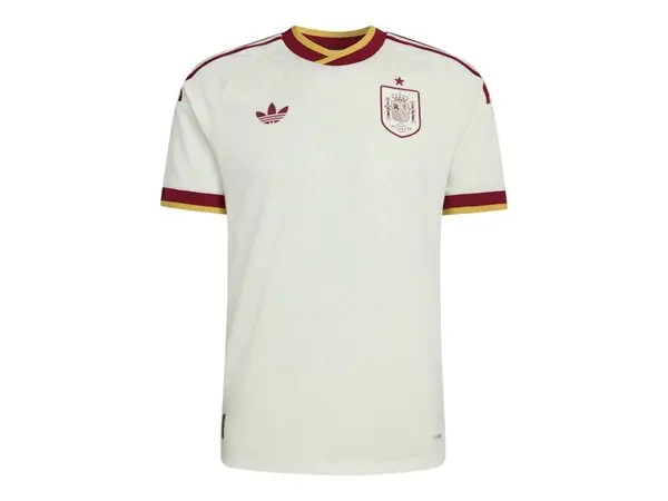 Adidas Spain 26 Away Authentic Jersey - Off White