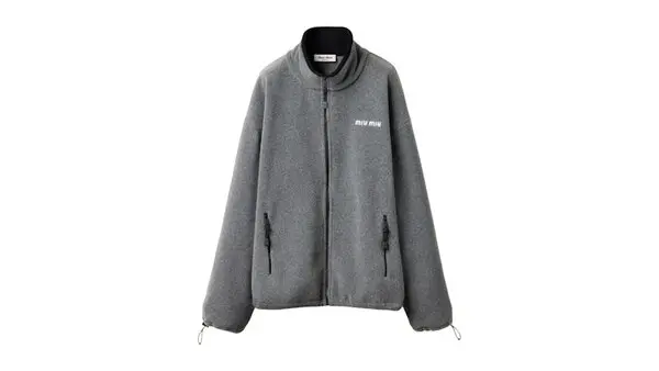 Miu Miu Fleece Zip Sweatshirt