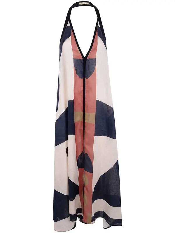 VOLANTIS Uma June Evening Dress - Multi