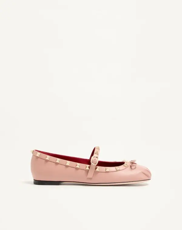Valentino Garavani Rockstud Nappa Ballerinas - Phard
