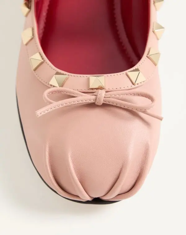 Valentino Garavani Rockstud Nappa Ballerinas - Phard