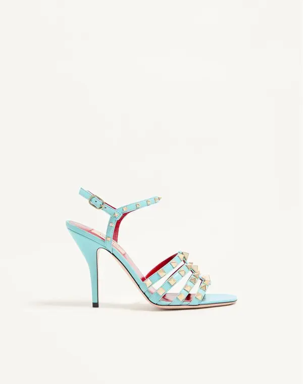 Valentino Garavani Rockstud Kidskin Sandal - Azure