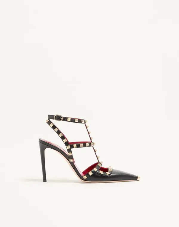 Valentino Garavani Rockstud Kidskin Pumps - Black