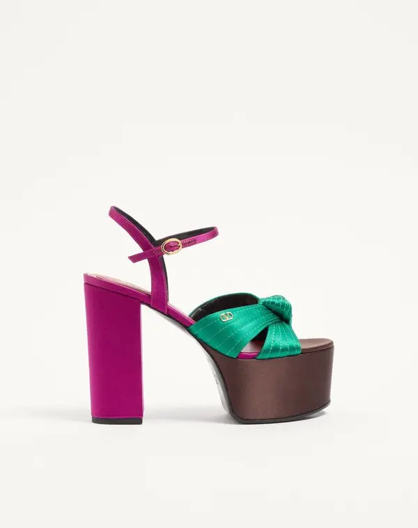 Valentino Garavani Sandal With Crasher Platform - Multicolour