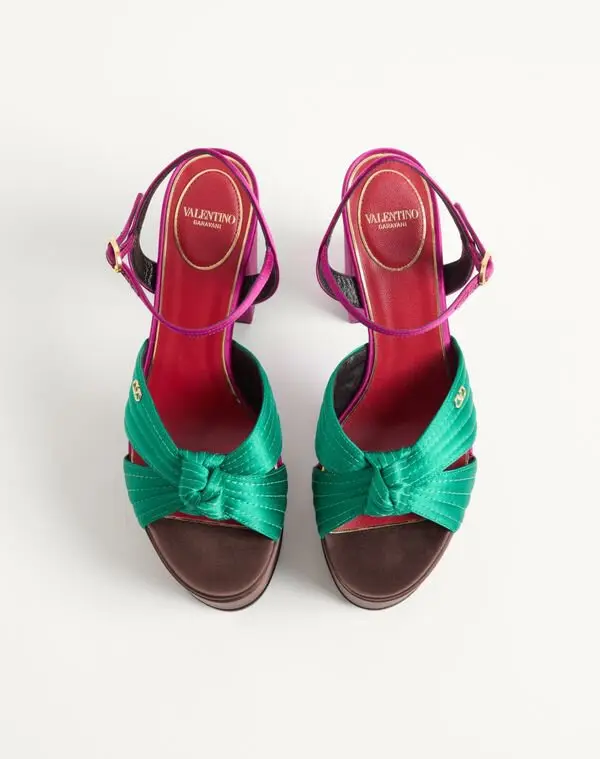Valentino Garavani Sandal With Crasher Platform - Multicolour