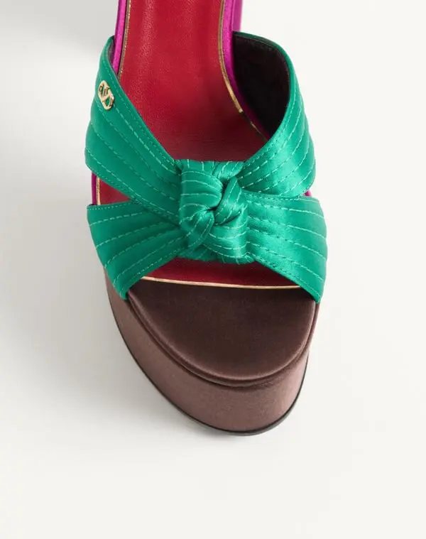 Valentino Garavani Sandal With Crasher Platform - Multicolour