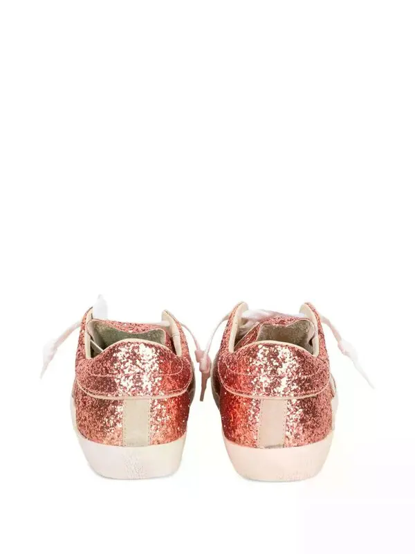 Philippe Model Glitter-effect Panelled Sneakers - Pink