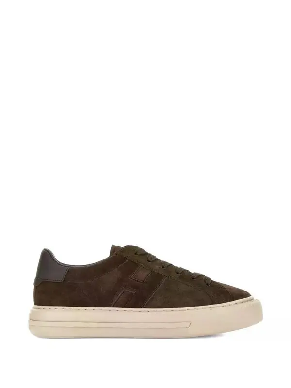 Hogan H691 Logo-patch Sneakers - Brown