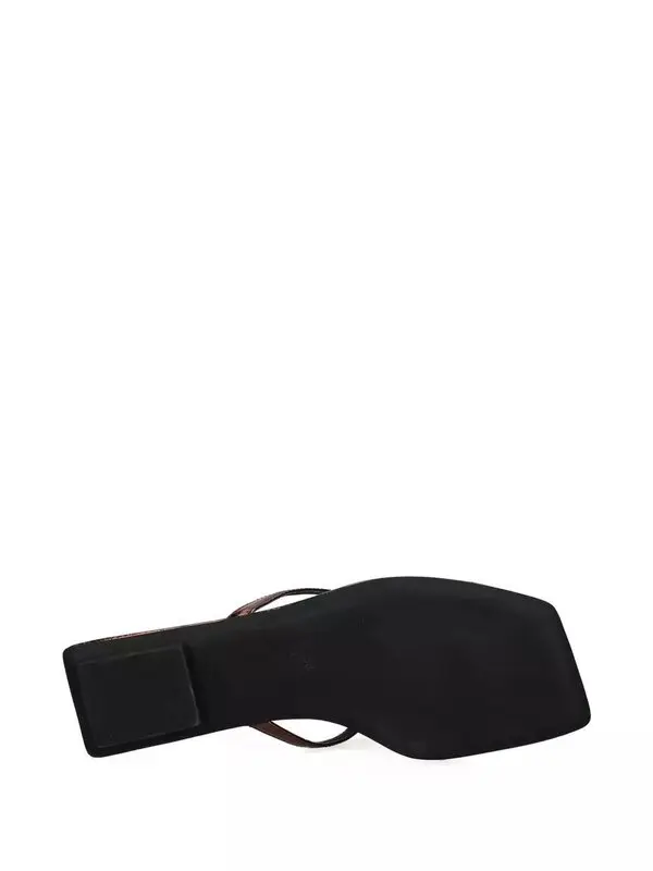 Jeffrey Campbell Linques 2 Square-toe Sandals - Brown