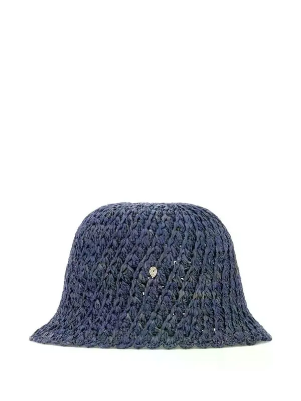 Helen Kaminski Raffia Bucket Hat - Blue