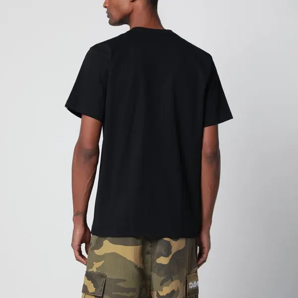 A BATHING APE T-shirt With Camouflage Print - Black