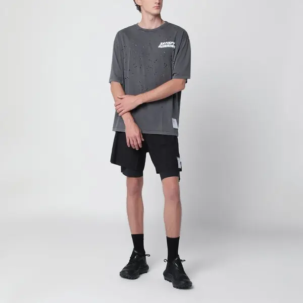 Satisfy Mothtech Aged T-shirt With Holes