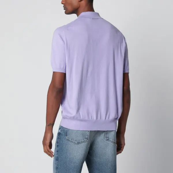Polo Ralph Lauren Lilac Cotton Polo Shirt - Purple