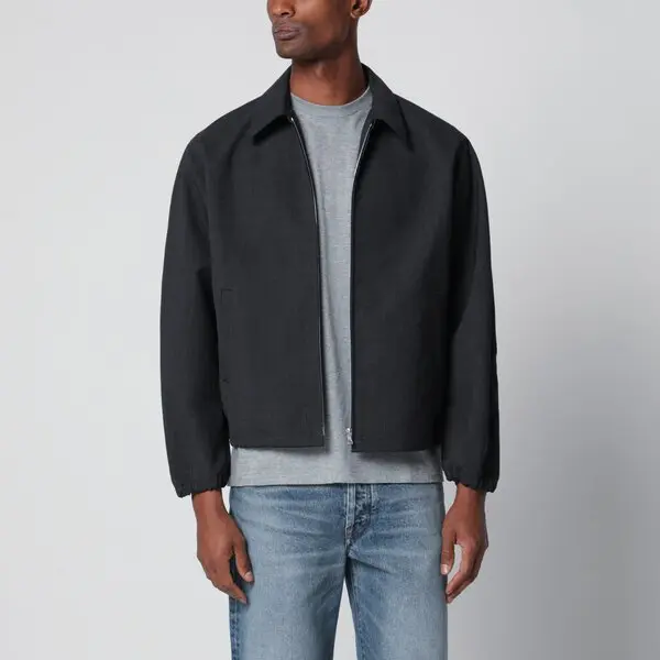 Auralee Wool Zip-up Blouson - Grey