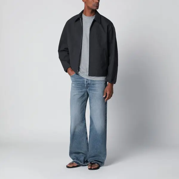 Auralee Wool Zip-up Blouson - Grey