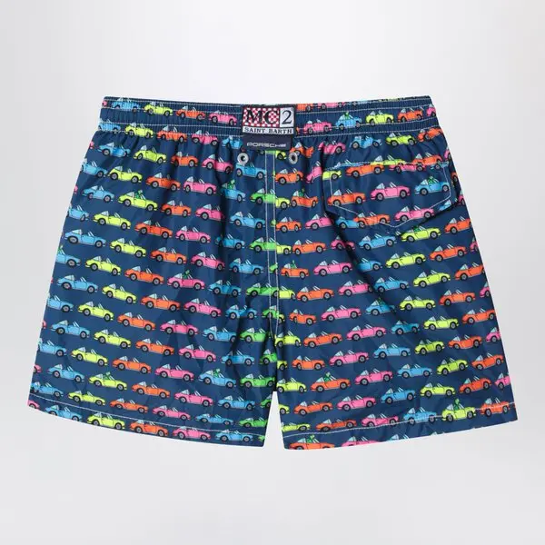 MC2 SAINT BARTH Car Print Swim Shorts