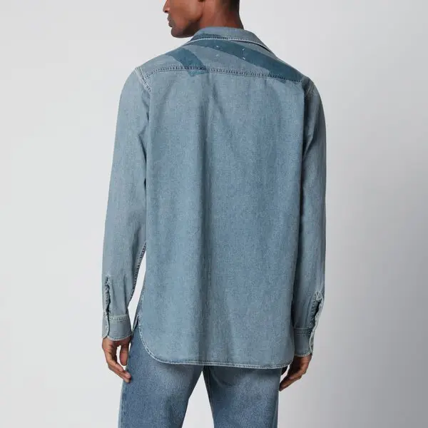 MAISON MARGIELA Ice Blue Denim Shirt