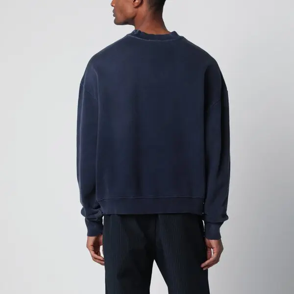 WILLY CHAVARRIA Logo Print Crewneck Sweatshirt - Black