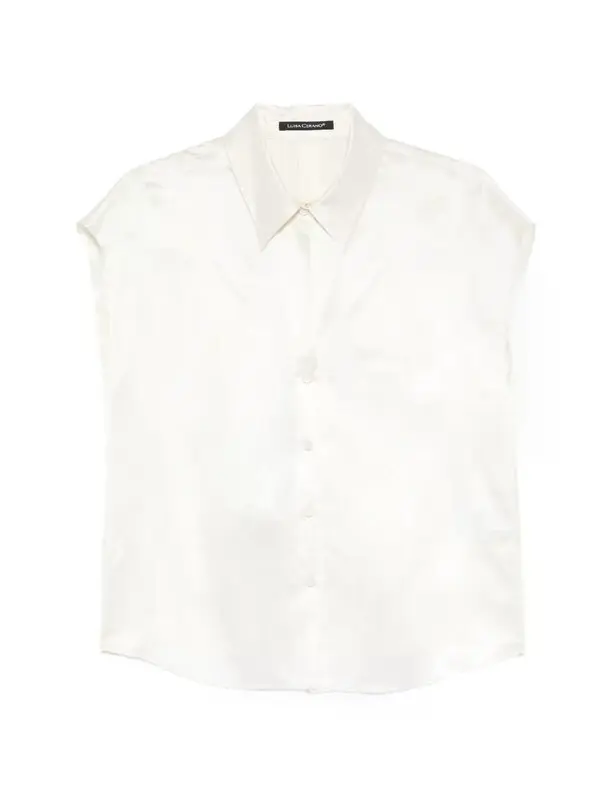 LUISA CERANO Collared Shirt - Neutrals