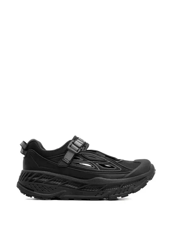 HOKA® Stinson Breeze Cutout Sneakers - Black