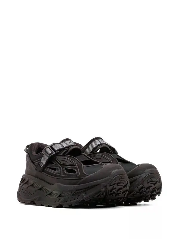 HOKA® Stinson Breeze Cutout Sneakers - Black