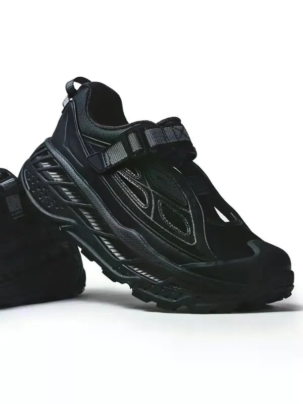 HOKA® Stinson Breeze Cutout Sneakers - Black