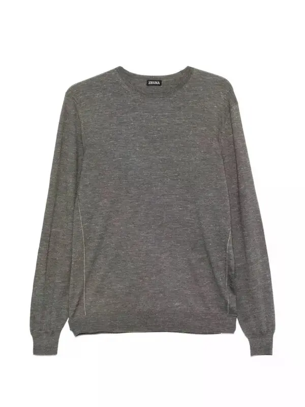 Zegna Fine-knit Top - Grey