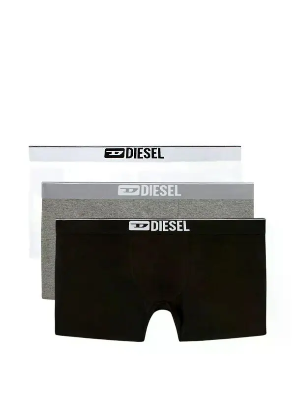 DIESEL® Logo-print Boxer - White