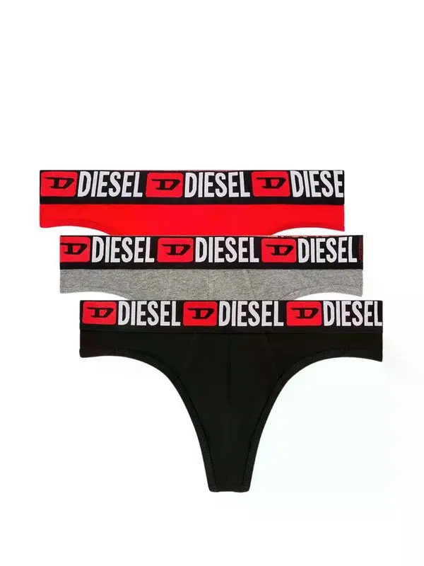 DIESEL® Logo-jacquard Briefs - Red