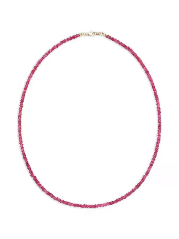 LIZZIE FORTUNATO Ruby Beaded Necklace - Pink