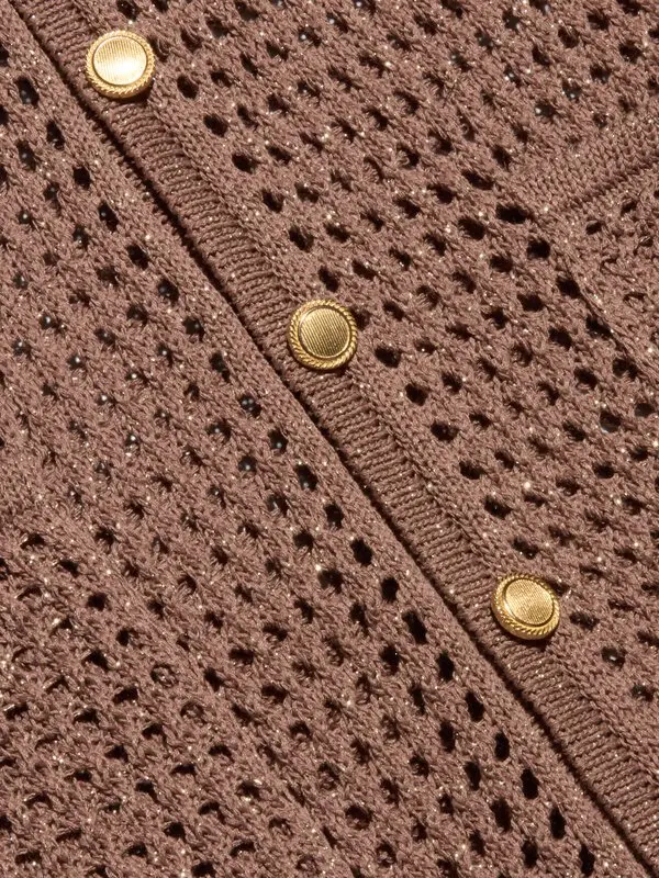 L'Agence Mariana Pointelle Knit Shirt