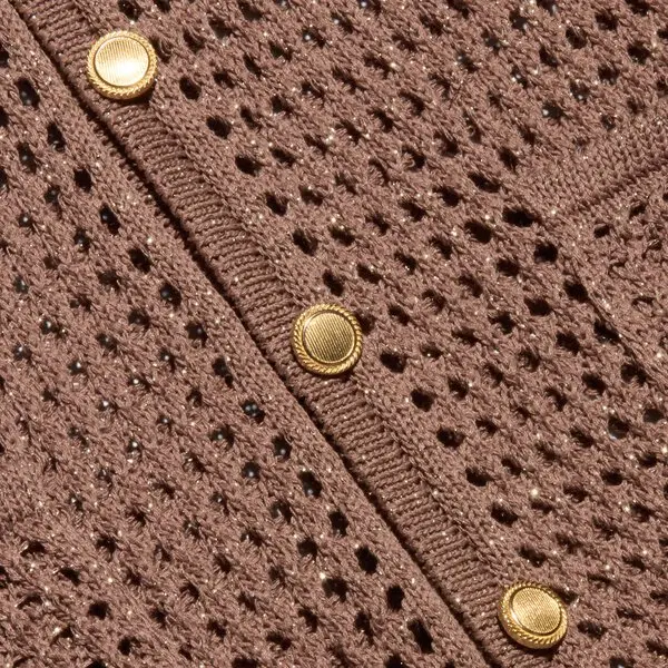 L'Agence Mariana Pointelle Knit Shirt