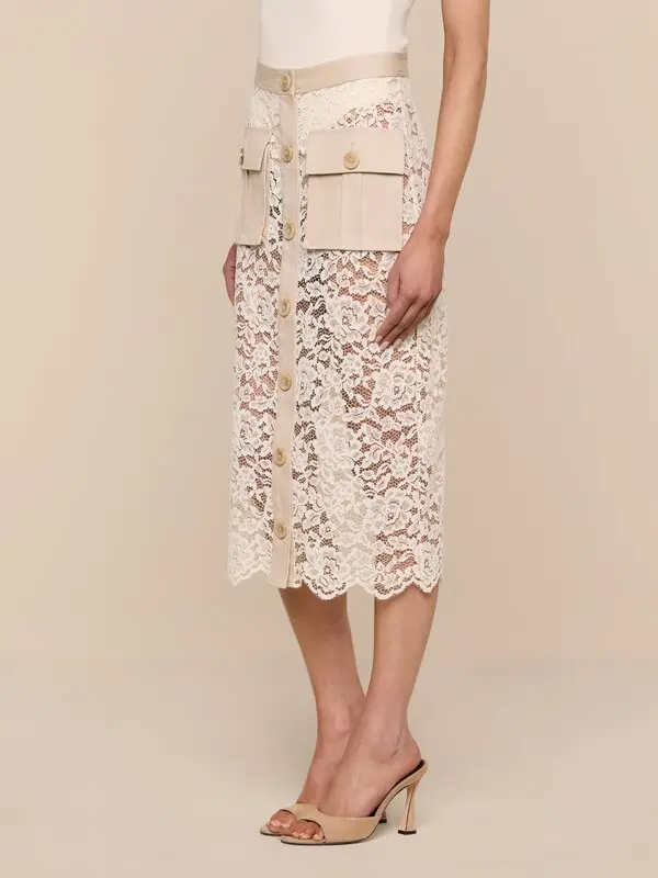 L'Agence Shae Lace Skirt