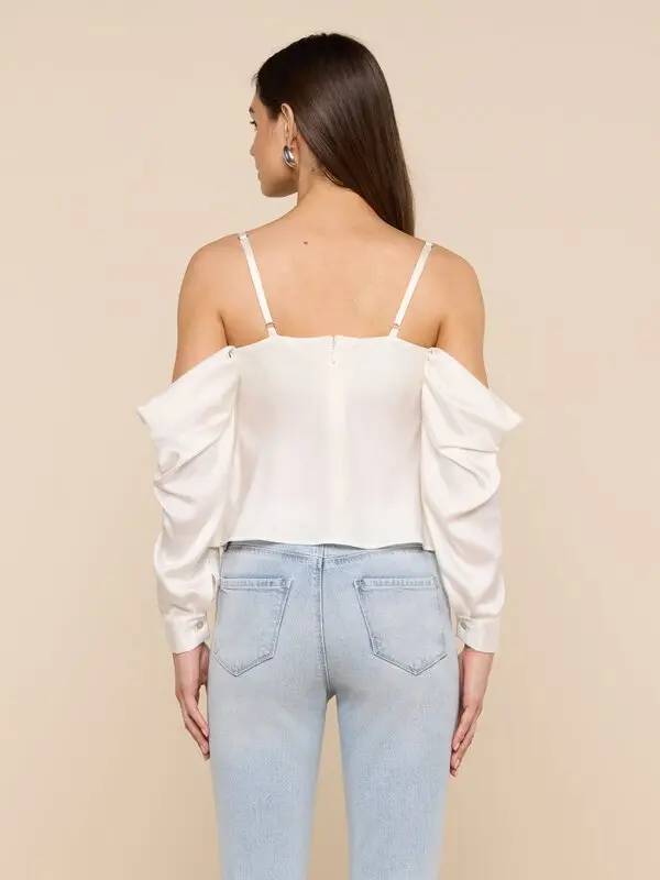 L'Agence Saya Satin Top
