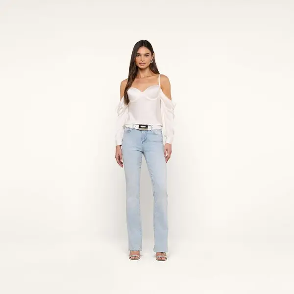 L'Agence Saya Satin Top