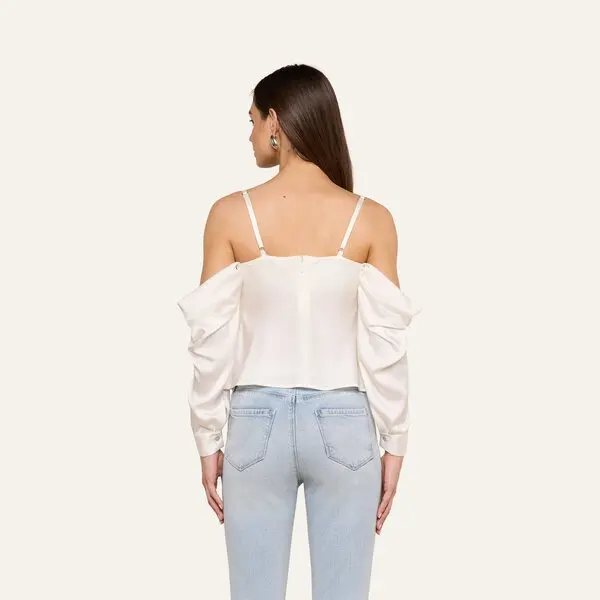 L'Agence Saya Satin Top