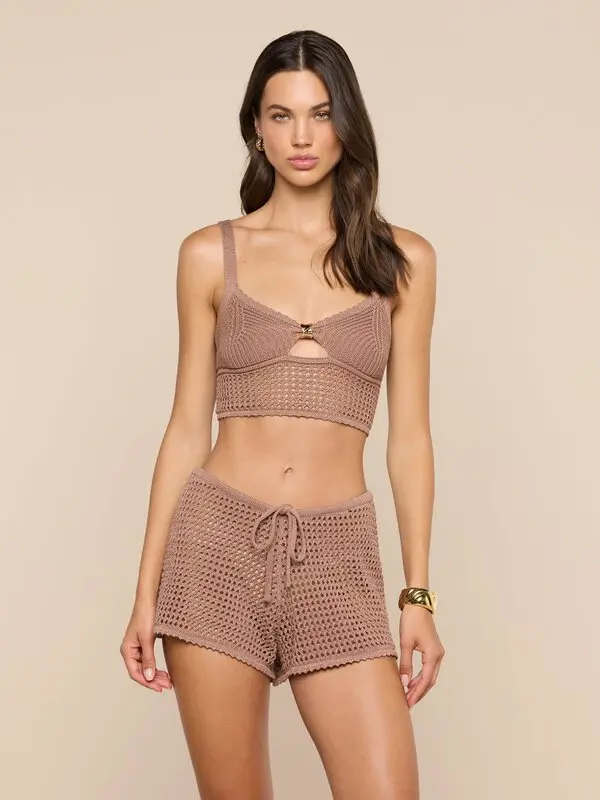 L'Agence Tracy Bralette Top - Hazelnut