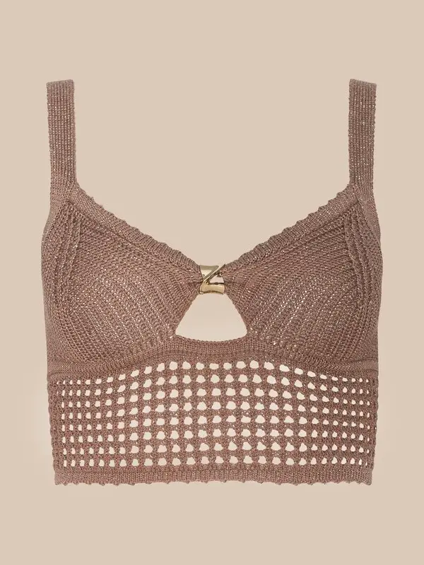 L'Agence Tracy Bralette Top - Hazelnut
