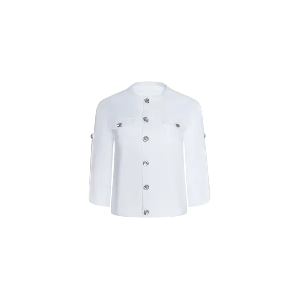 L'Agence Anouk Jean Jacket - Blanc
