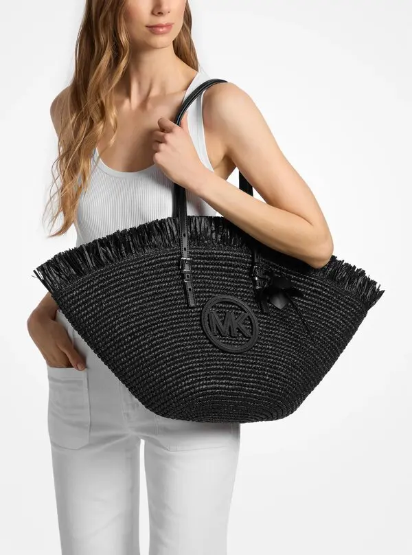 Michael Kors Isa Hand-crocheted Fan Tote Bag