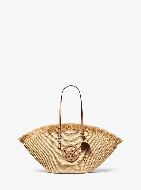 Michael Kors Isa Hand-crocheted Fan Tote Bag