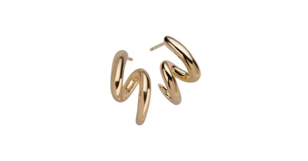 Jennifer Zeuner Jewelry Haze 1" Hoop Earrings - One-color
