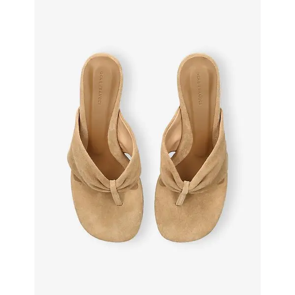Dear Frances Wrap Mid Heel Mules