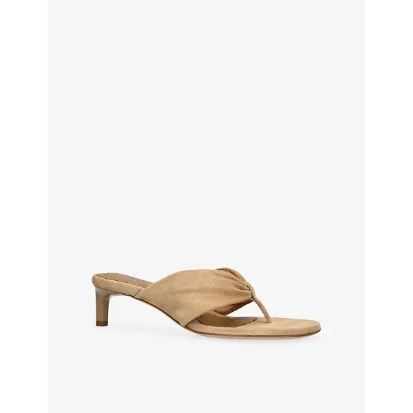 Dear Frances Wrap Mid Heel Mules