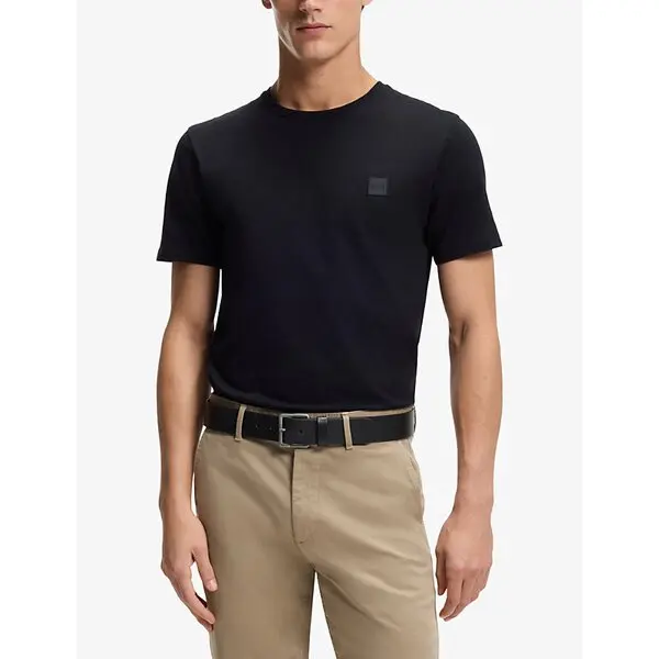 BOSS Logo-buckle Leather Belt